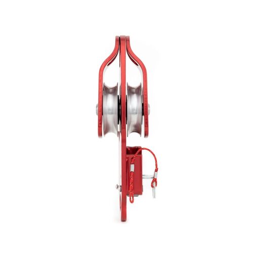 Polea ISC Aluminio Doble Con Freno 13 mm RP703 - Macaya Safety