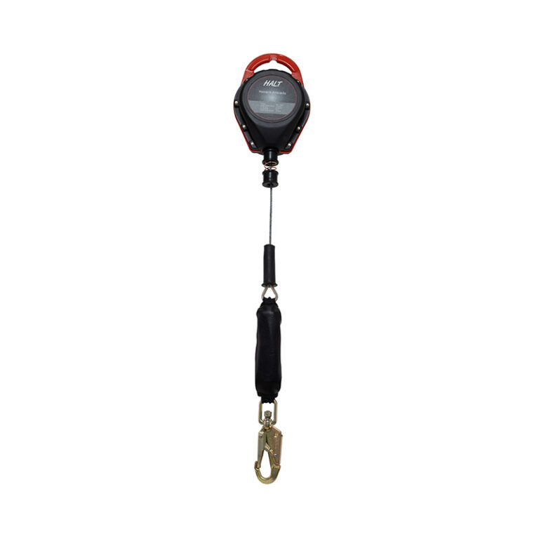 Retráctil Halt Cable de Acero con Amortiguador 7.5 m - Macaya Safety